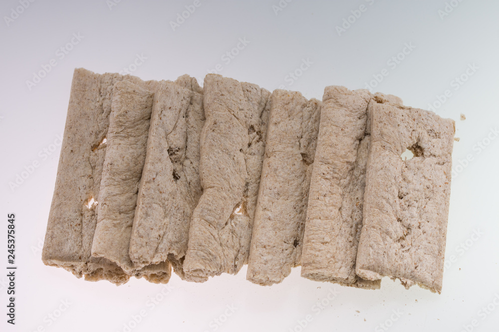 Rye bread extruded,Flat crispy bread Stock Photo | Adobe Stock