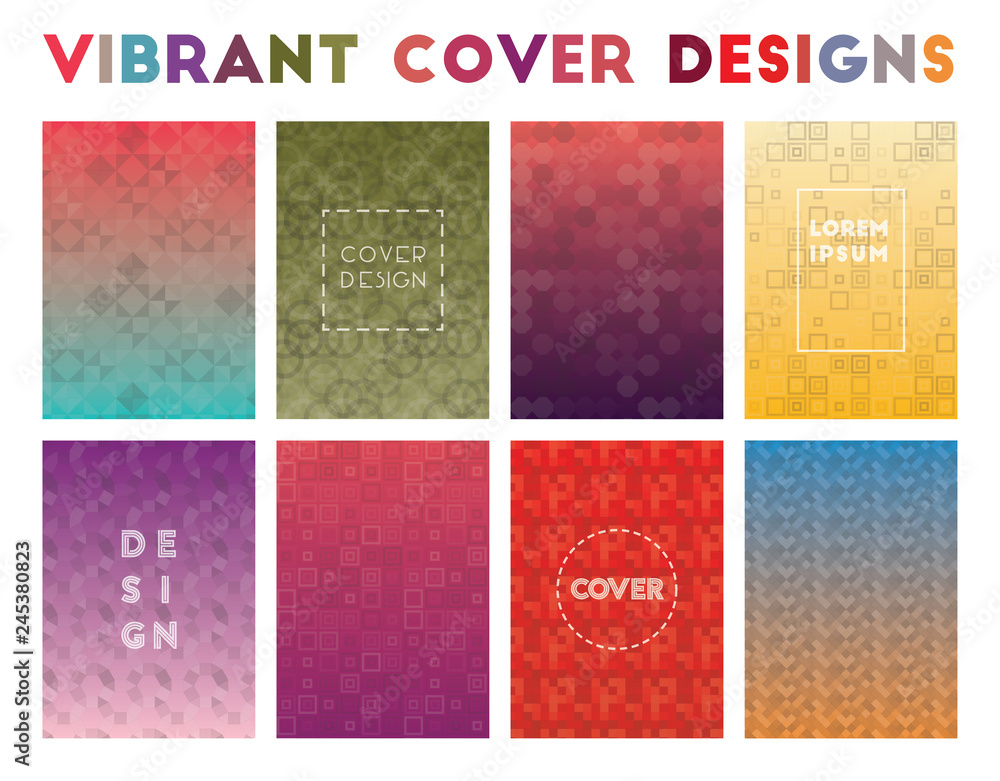 Vibrant Cover Designs. Actual geometric patterns. Breathtaking ...