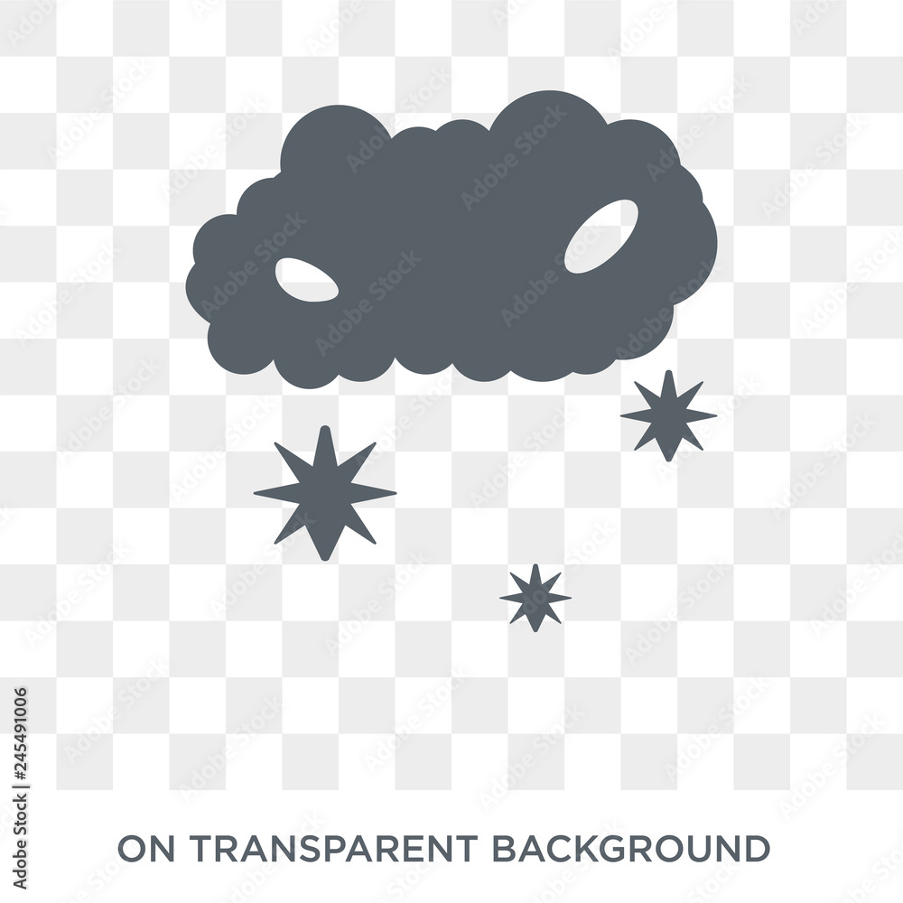 Snow Cloud icon. Snow Cloud design concept from Weather collection ...