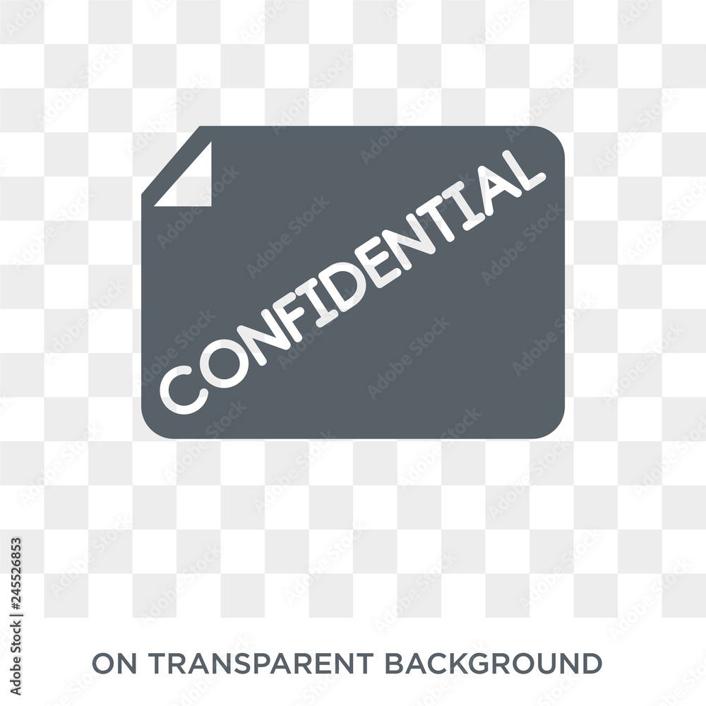 Confidentiality agreement icon. Confidentiality agreement design ...