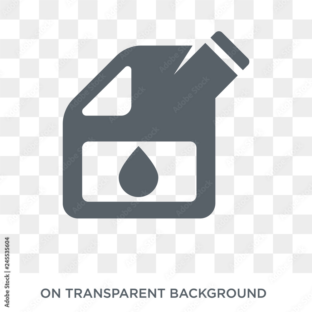 Vector de Stock engine oil icon. Trendy flat vector engine oil icon on ...