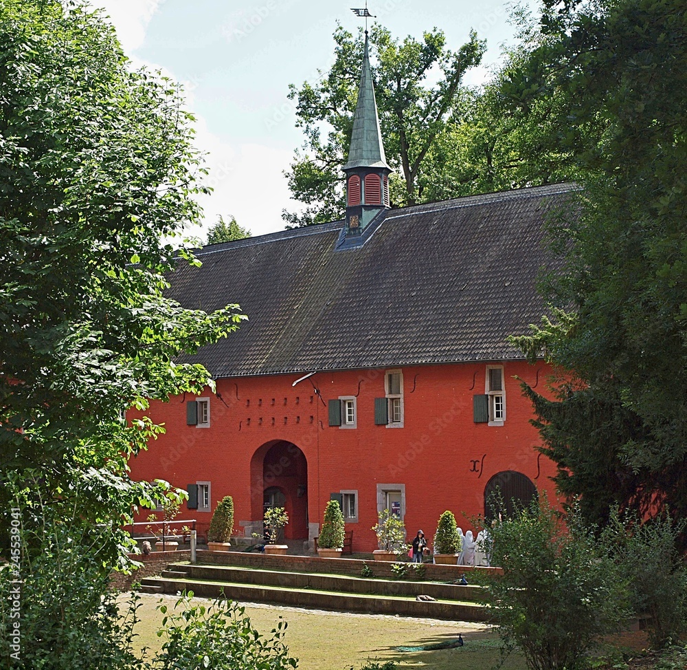 Schloss Rheydt in Germany, castle archtecture Stock Photo | Adobe Stock