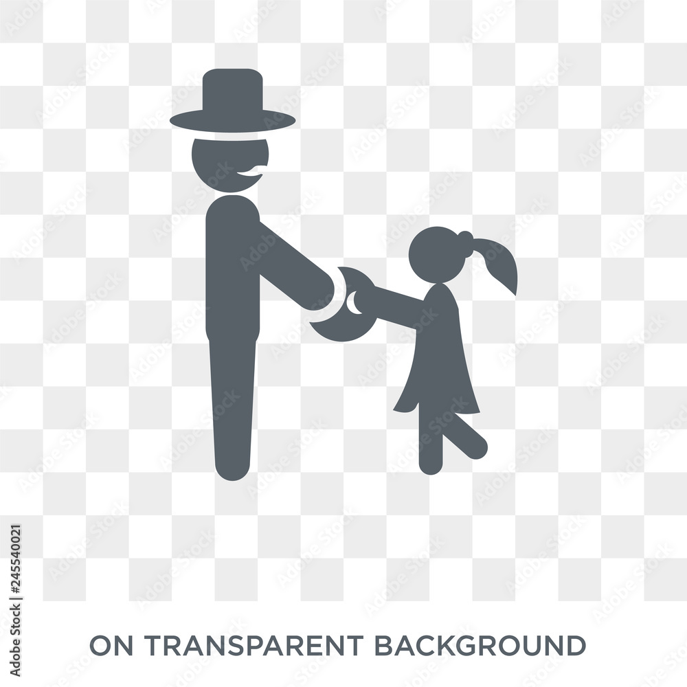uncle icon. Trendy flat vector uncle icon on transparent background ...