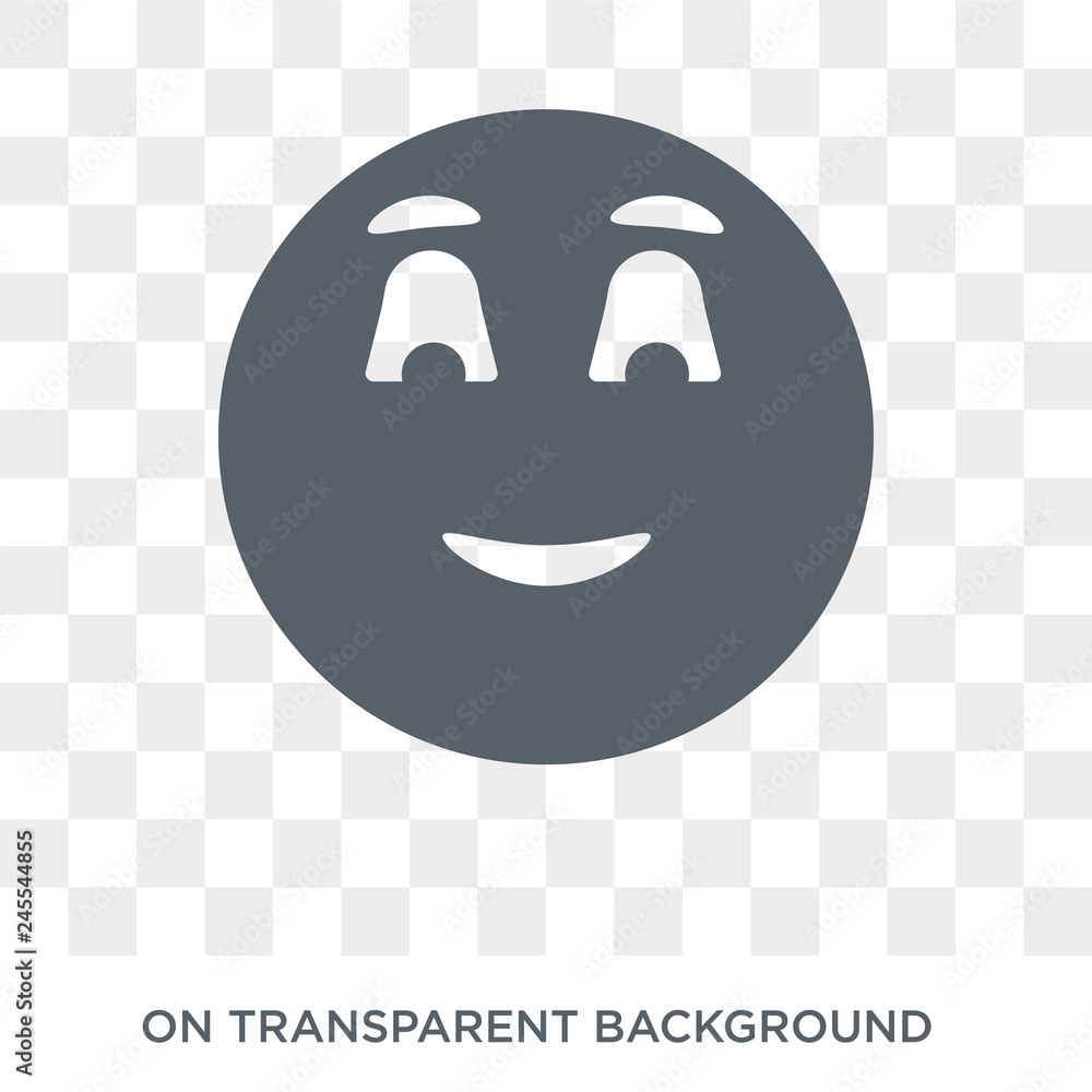 Calm emoji icon. Calm emoji design concept from Emoji collection ...