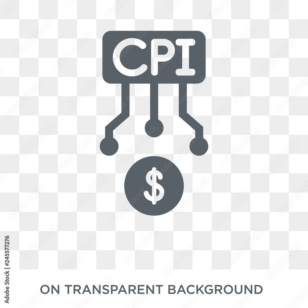 Image vectorielle Stock Consumer Prices Index (CPI) icon. Consumer ...