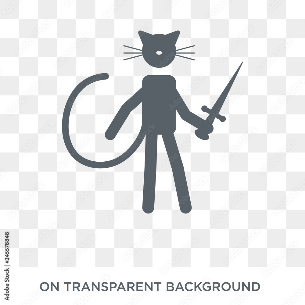 Cosplaying icon. Trendy flat vector Cosplaying icon on transparent ...