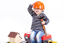 Hard Working Little Child Free Stock Photo - Public Domain Pictures