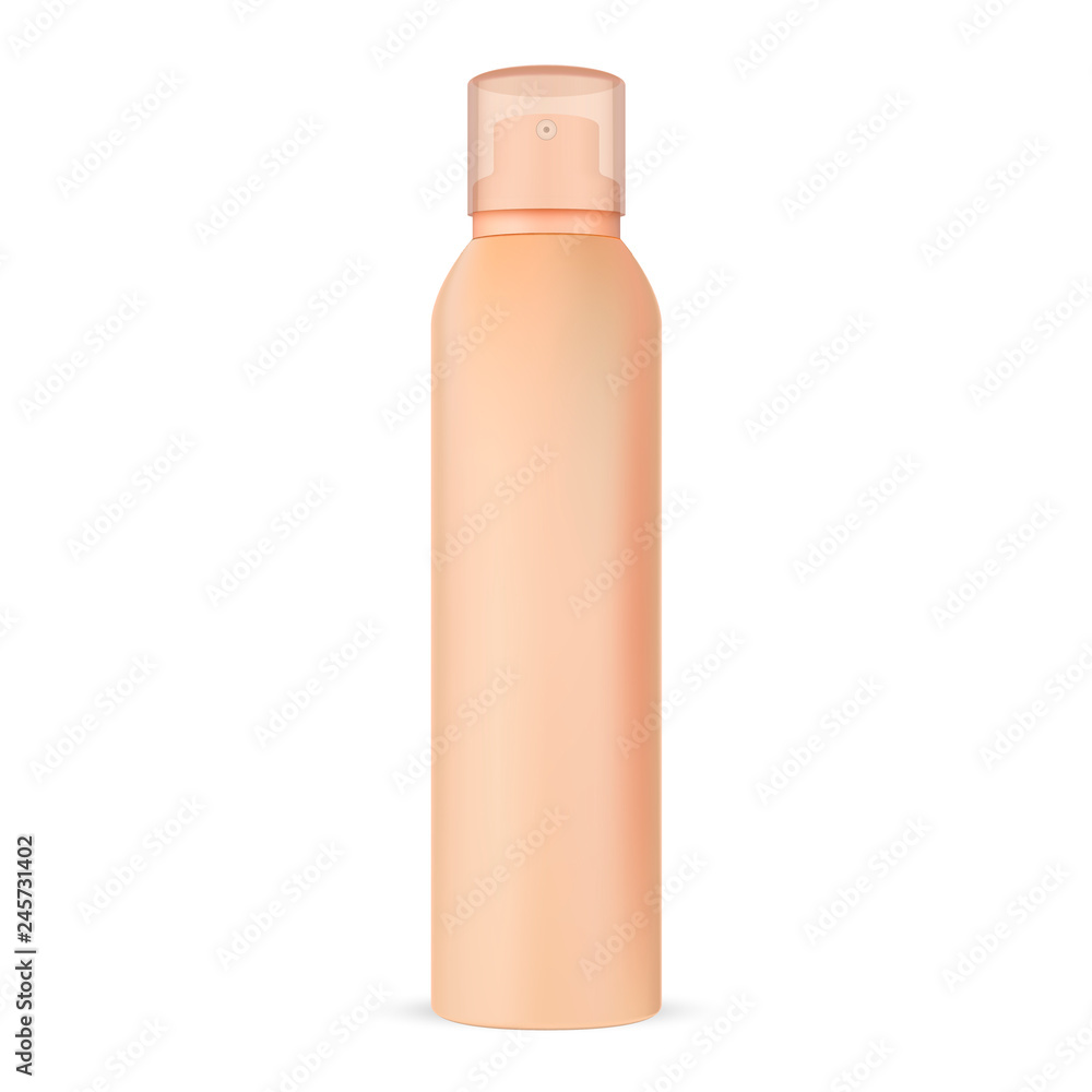 Hairspray Tin Packaging. Personal Cosmetic Product Sprayer. Deodorant ...