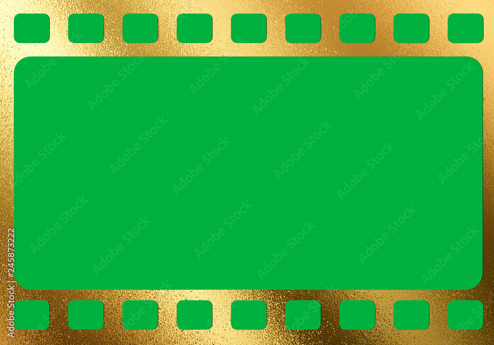 horizontal blank tranitional retro film frame template background Stock ...