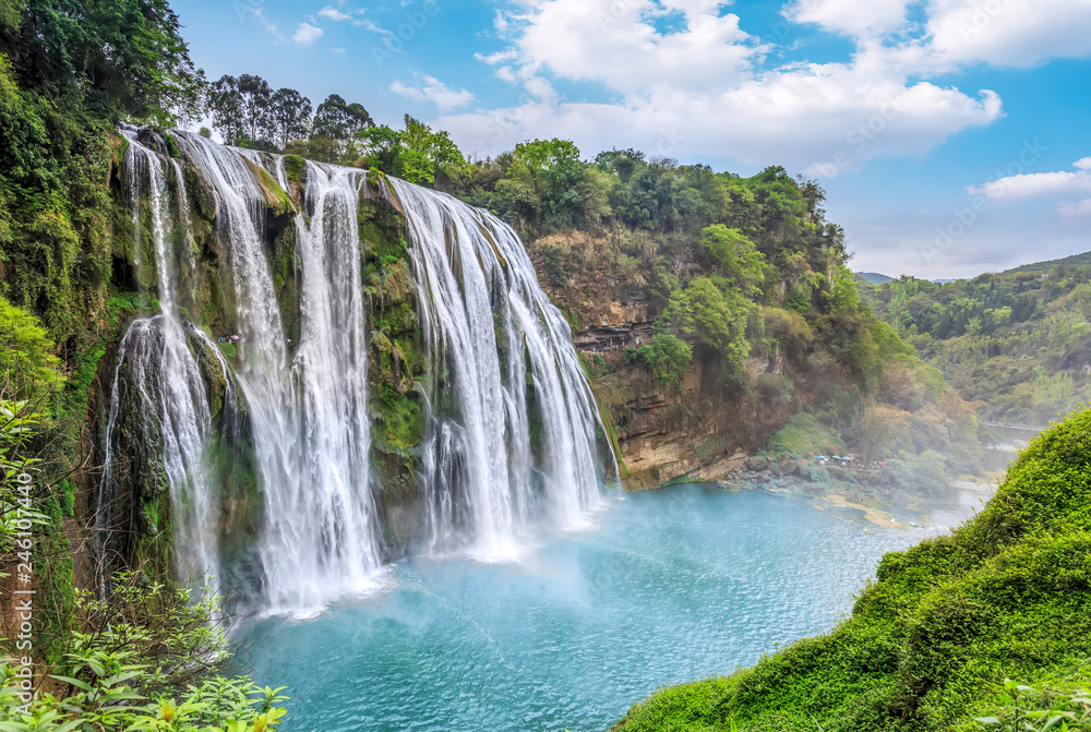 Huangguoshu Falls, Guizhou, China.. Stock Photo | Adobe Stock