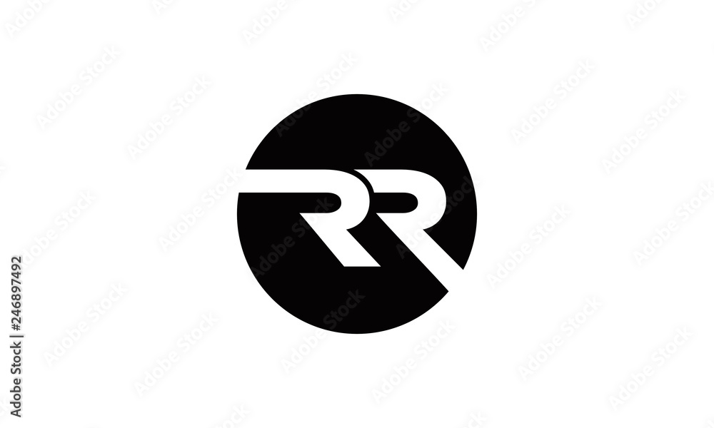 circle RR logo 素材庫向量圖 | Adobe Stock