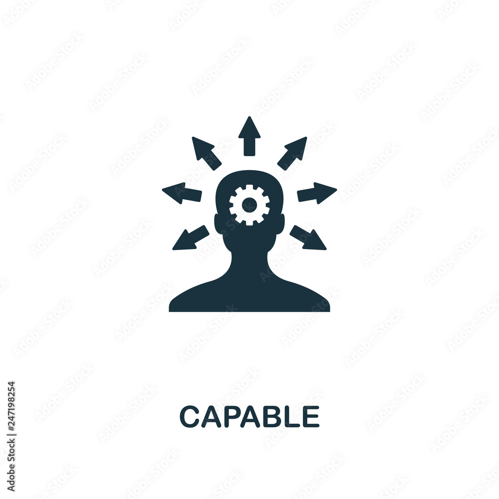 Capable icon. Premium style design, pixel perfect Capable icon for web ...