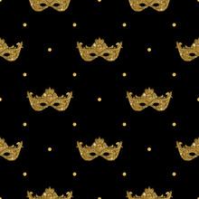 Seamless Gold Mask Background Free Stock Photo - Public Domain Pictures