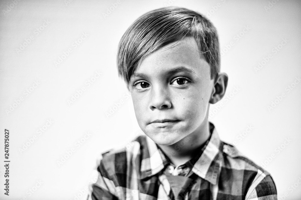 Boy headshot Stock Photo | Adobe Stock