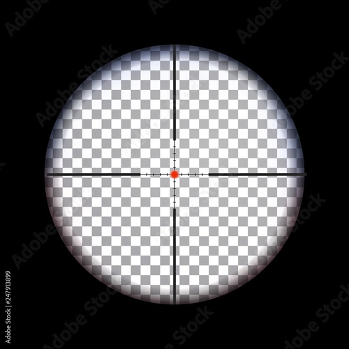 View through Sniper scope with scale for aiming vector illustration ... View through Sniper scope with scale for aiming vector illustration ...
