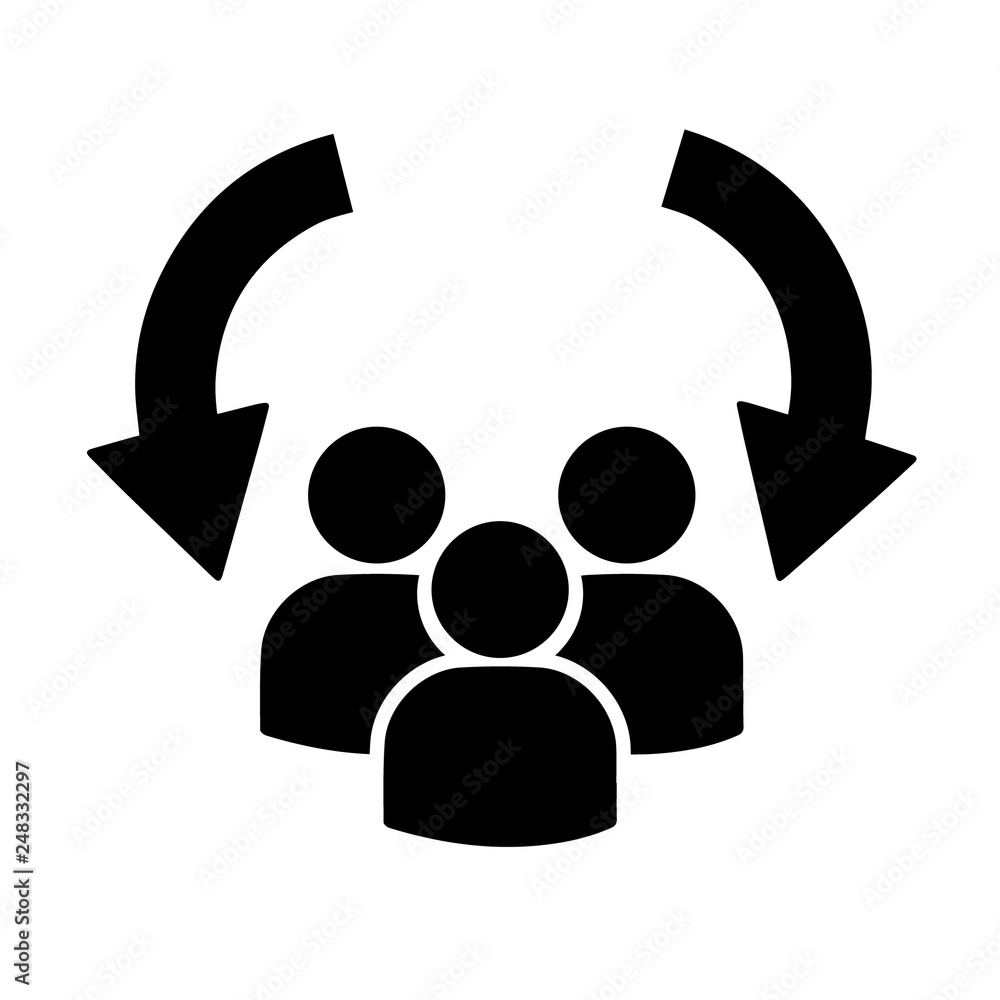 Business process outsourcing (BPO) icon Stock Illustration | Adobe Stock