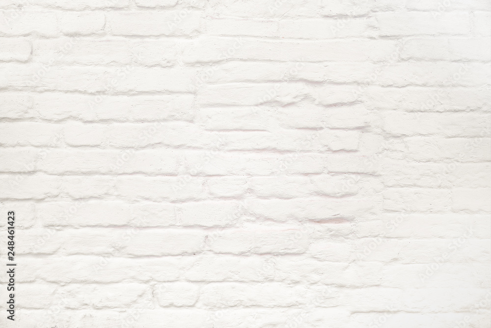 White Plastered And Painted Brick Wall Of Church. Brick Wall Background ...