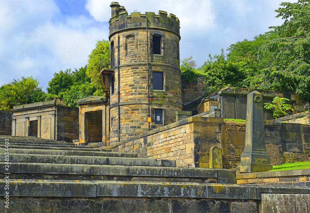 The Watchtower of New Calton Burial Ground, was opened in 1820 ...