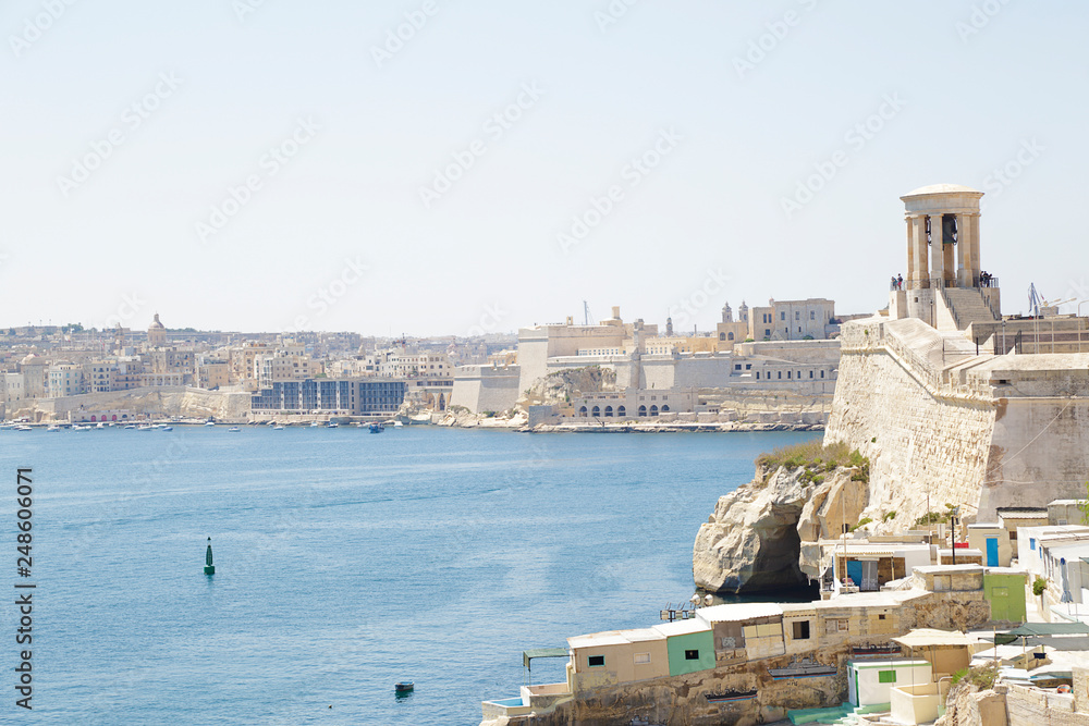 Panoramic view of the World War II Siege Bell War Memorial, Grand ...