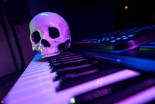 Skeleton Playing Piano 2 Free Stock Photo - Public Domain Pictures