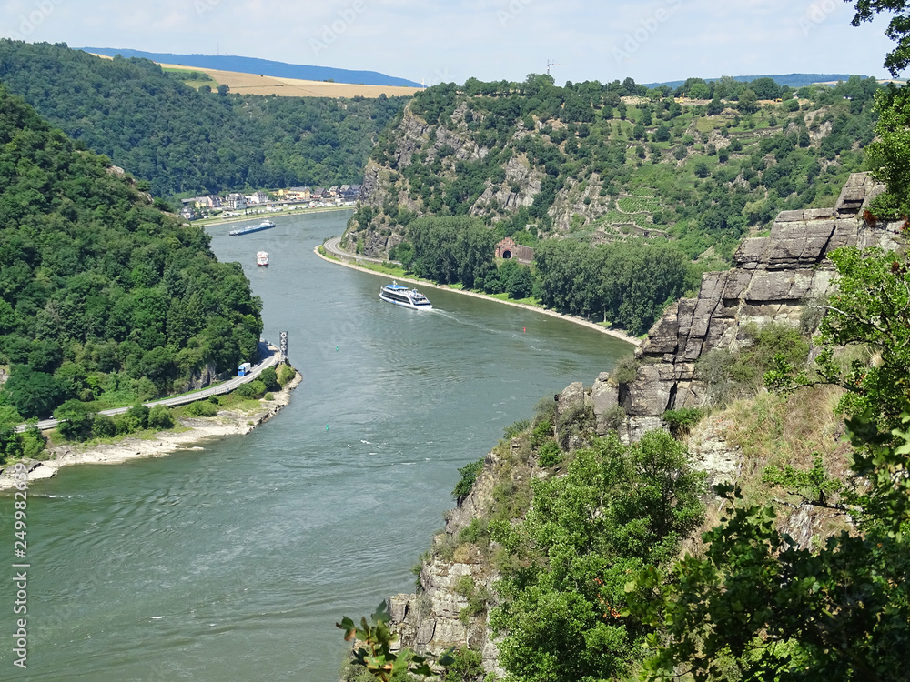 Because of the Loreley, St. Goar is one of the most famous villages in ...