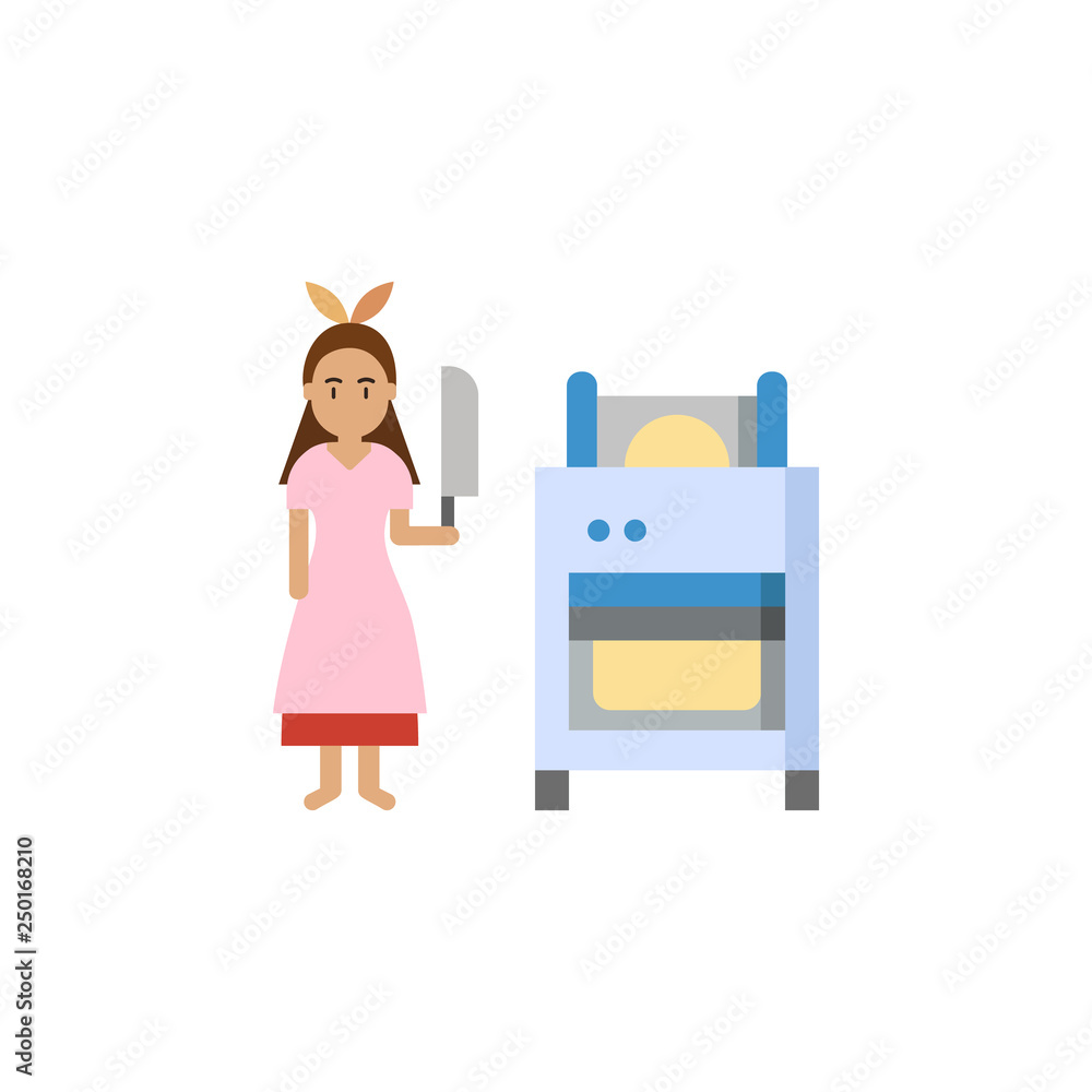 dough sheeter color icon. Element of color bakery illustration. Premium ...