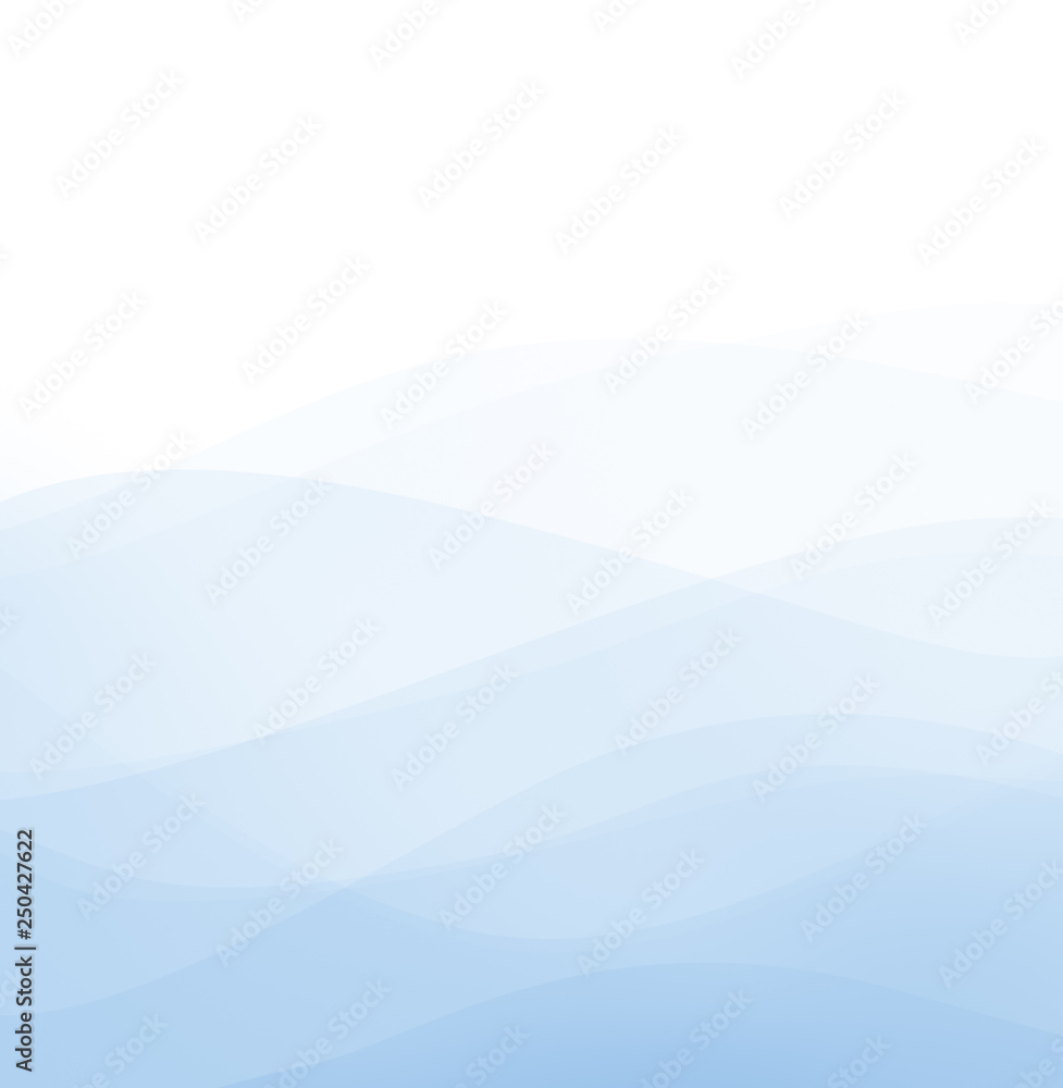 Abstract high resolution image of curvy and wavy light blue lines and ...