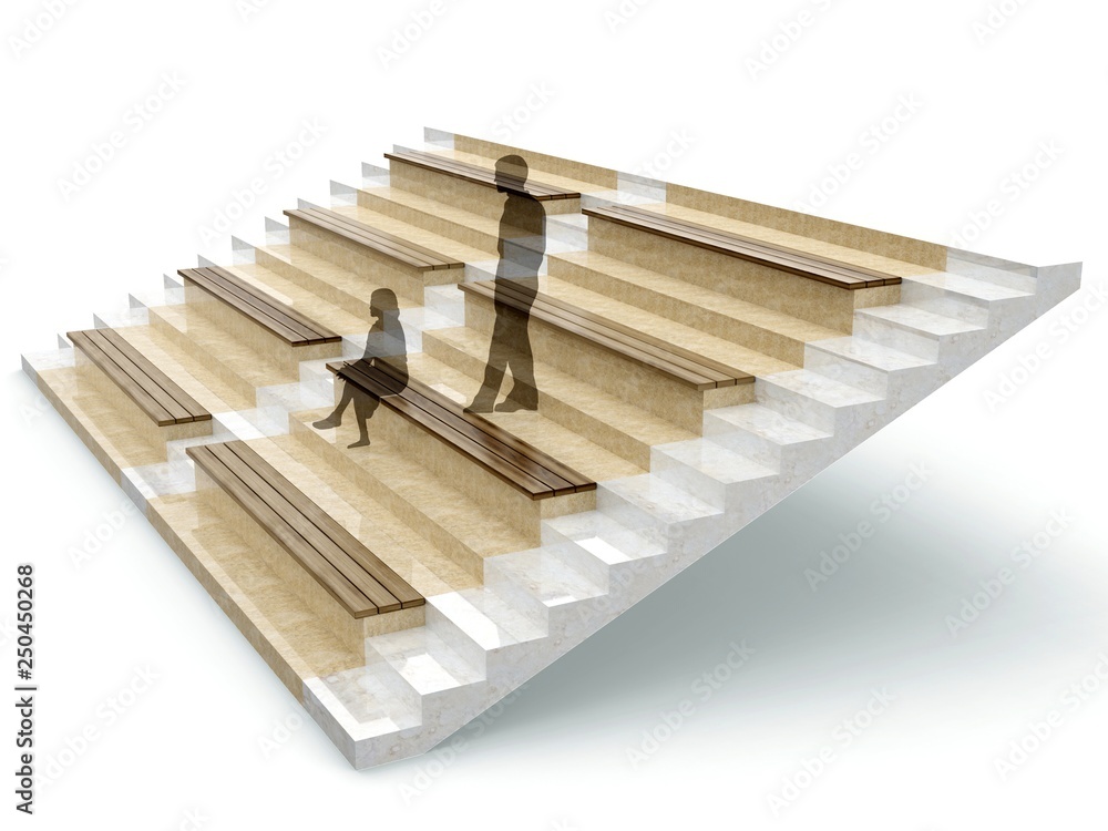 Amphitheater Seating, Leonardo da Vinci, Codex Atlanticus/0045r. 3D ...