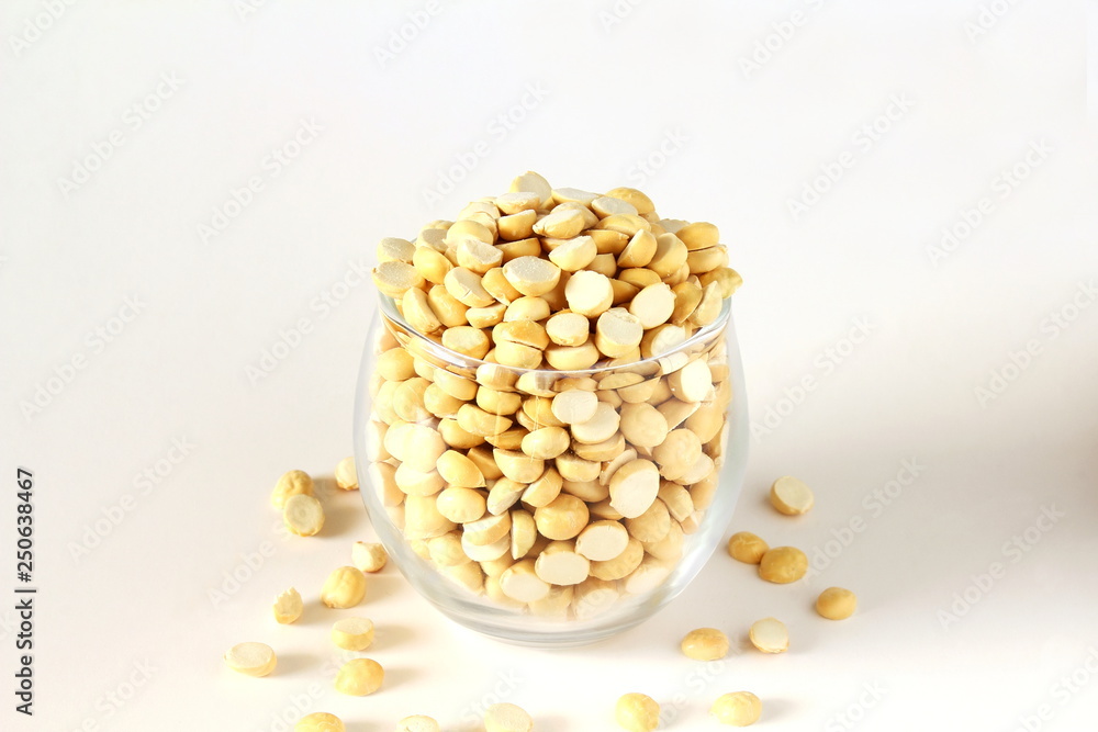 traditional indian roadside street snack food roasted chickpea nut ...