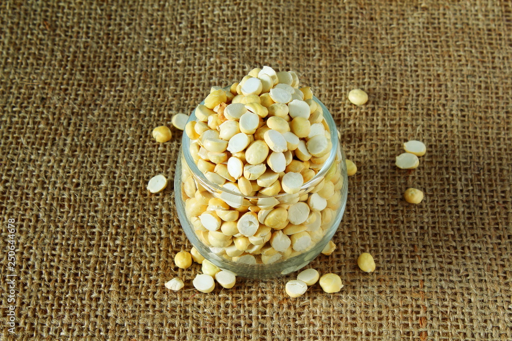 traditional indian roadside street snack food roasted chickpea nut ...