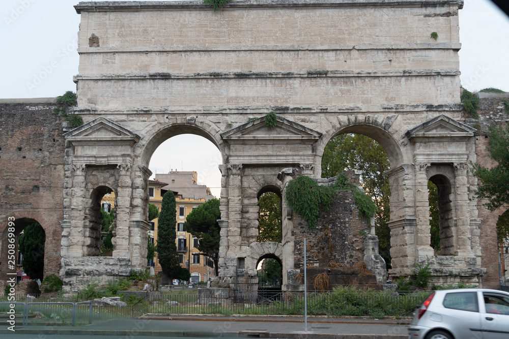The Porta Maggiore ("Larger Gate"), or Porta Prenestina, one of the ...