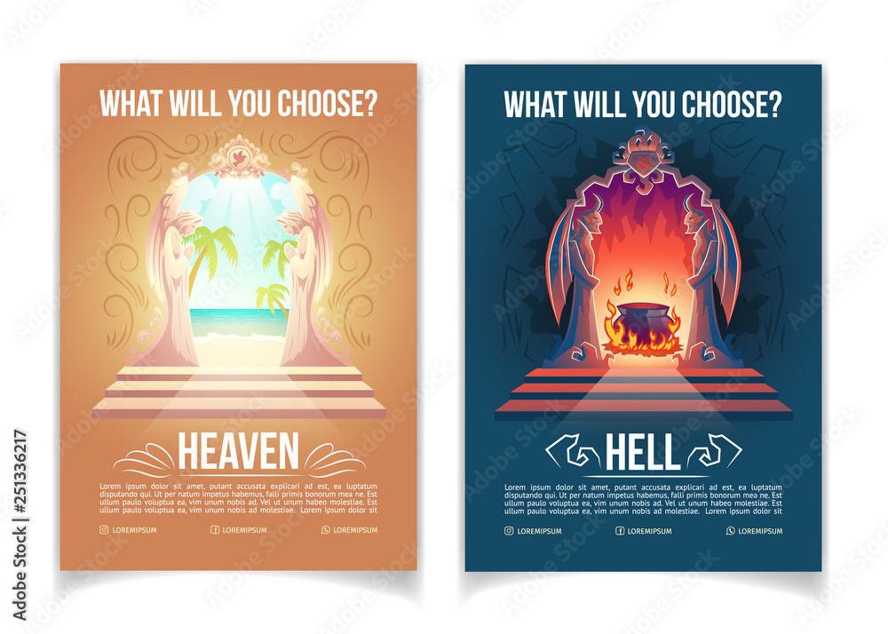 Religious movement, Christianity church or teaching cartoon vector ...