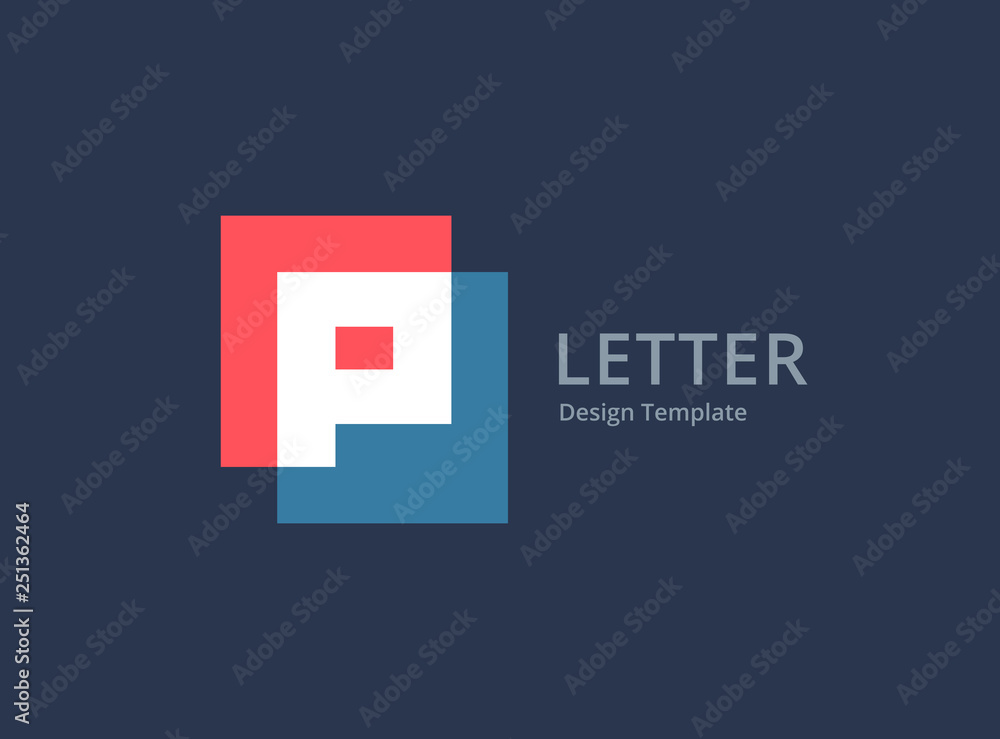 Letter P logo icon design template elements Stock Vector | Adobe Stock