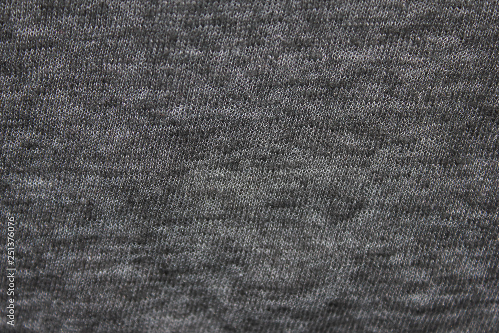 Dark gray fabric texture background of seamless cloth pattern. Grey ...