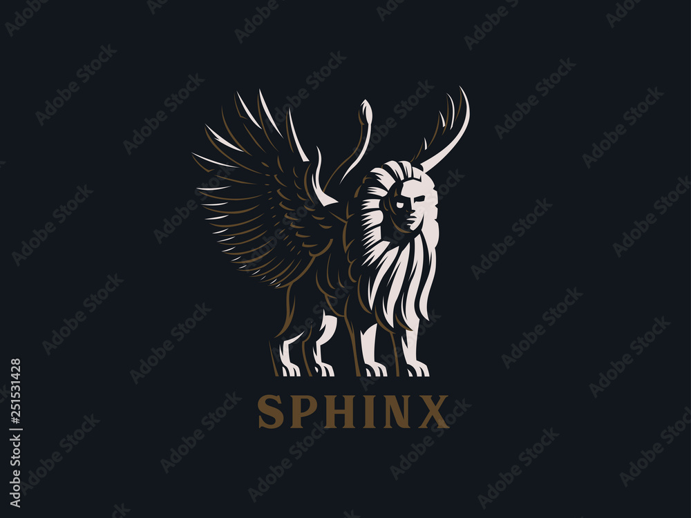 Sphinx. The mythical creature. Stock Vector | Adobe Stock