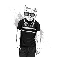 Mime With Cat Free Stock Photo - Public Domain Pictures