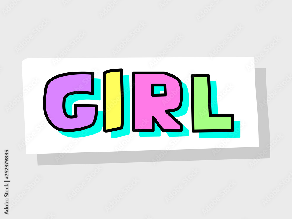 Isolated image for badge, sticker or patch. Vector illustration ...