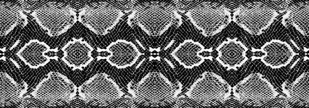 Snake skin pattern texture repeating seamless monochrome black and ...