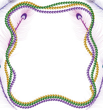 Mardi Gras Frame Template Free Stock Photo - Public Domain Pictures