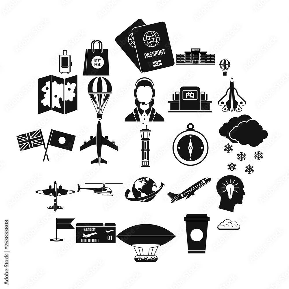 Stock-Vektorgrafik „Craft icons set. Simple set of 25 craft vector ...
