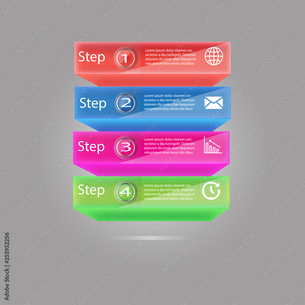 Infographics design vector and marketing icons can be used for workflow ...