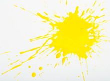 Yellow Paint Splash Free Stock Photo - Public Domain Pictures