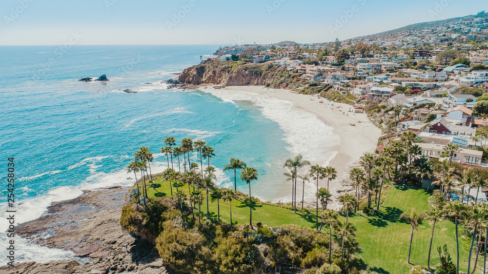 Laguna Beach Aerial View Stock Photo | Adobe Stock