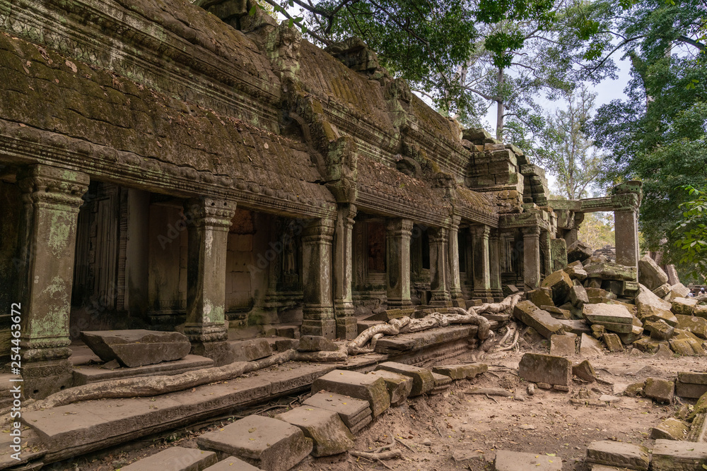 Palaces and temples of ancient Angkor Stock Photo | Adobe Stock