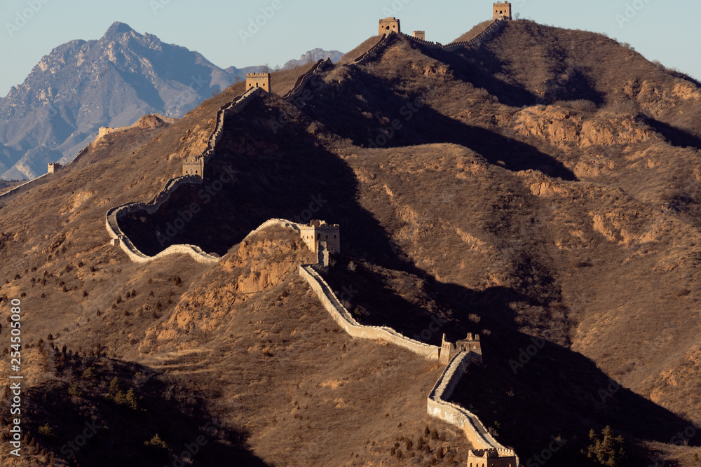 Great wall of China at the Simatai section Its original appearance ...