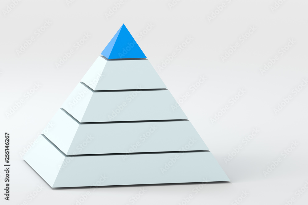 3d model pyramid, 3d rendering Stock Illustration | Adobe Stock