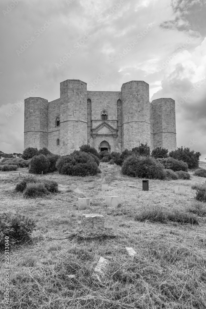 Castel del Monte, a 13th century fortress built by the emperor of the ...