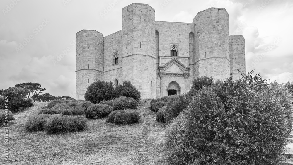 Castel del Monte, a 13th century fortress built by the emperor of the ...
