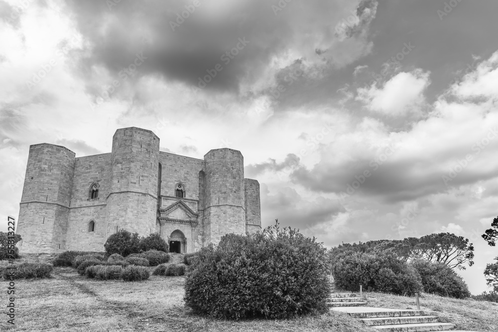 Castel del Monte, a 13th century fortress built by the emperor of the ...