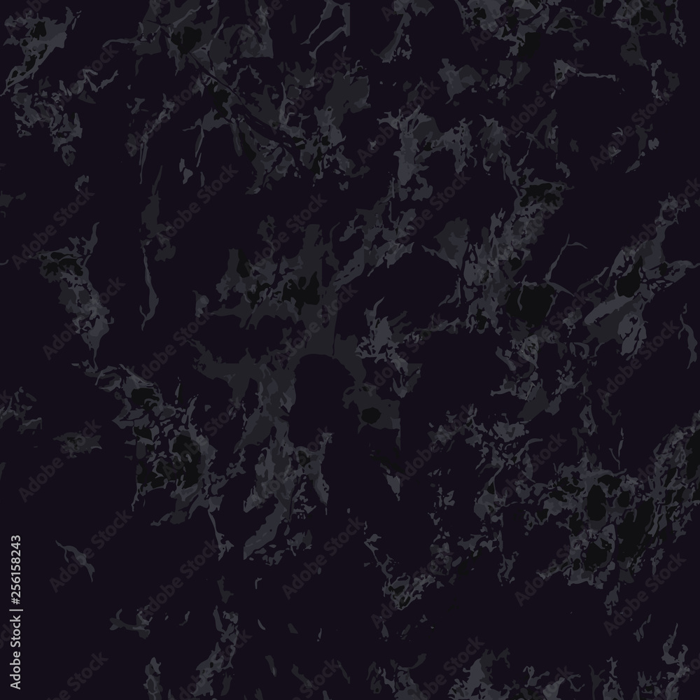 Black marble texture. Seamless pattern. Vector. Stock Vector | Adobe Stock